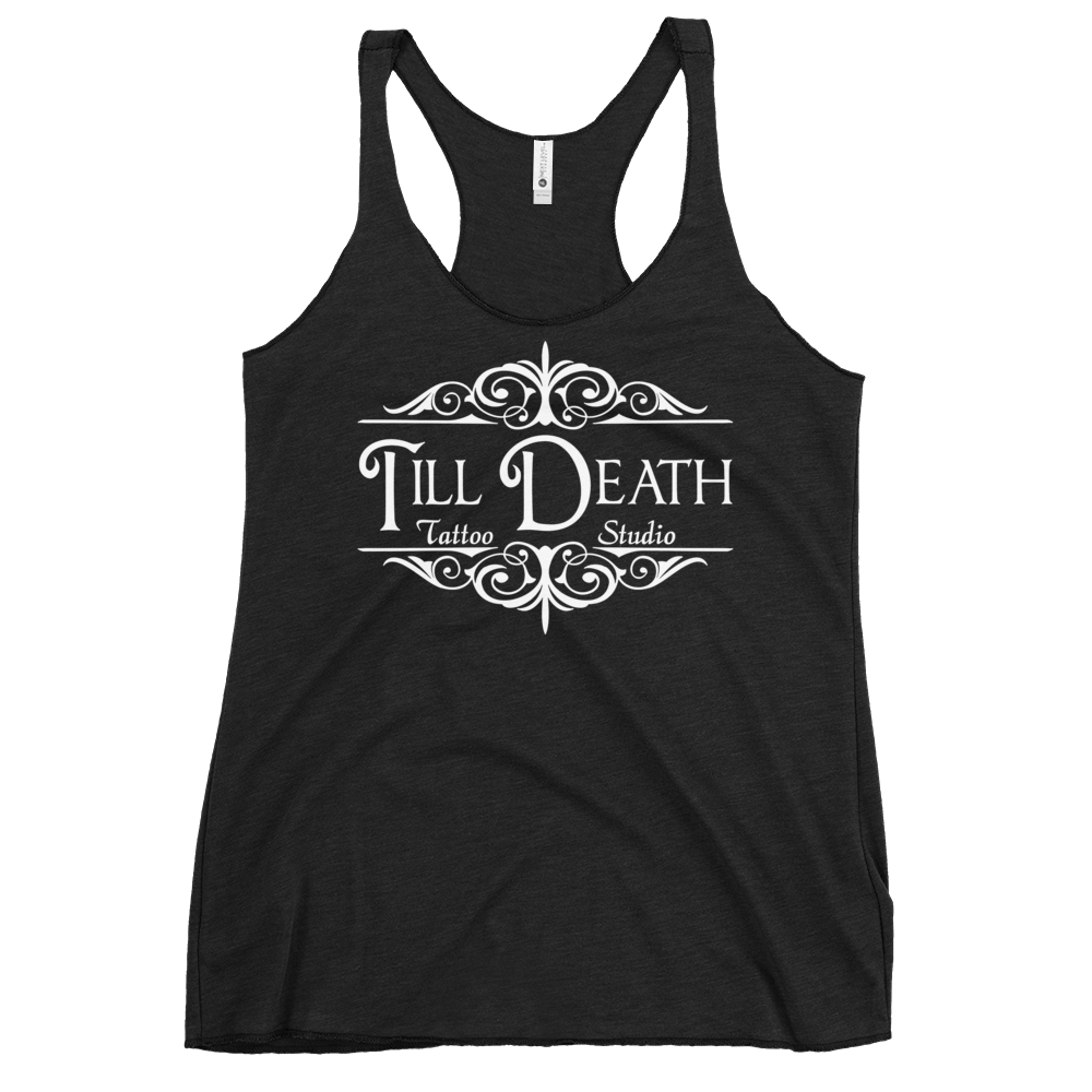 Women's Till Death Tattoo Studio Racerback Tank - Till Death Women's Till Death Tattoo Studio Racerback Tank - Till Death